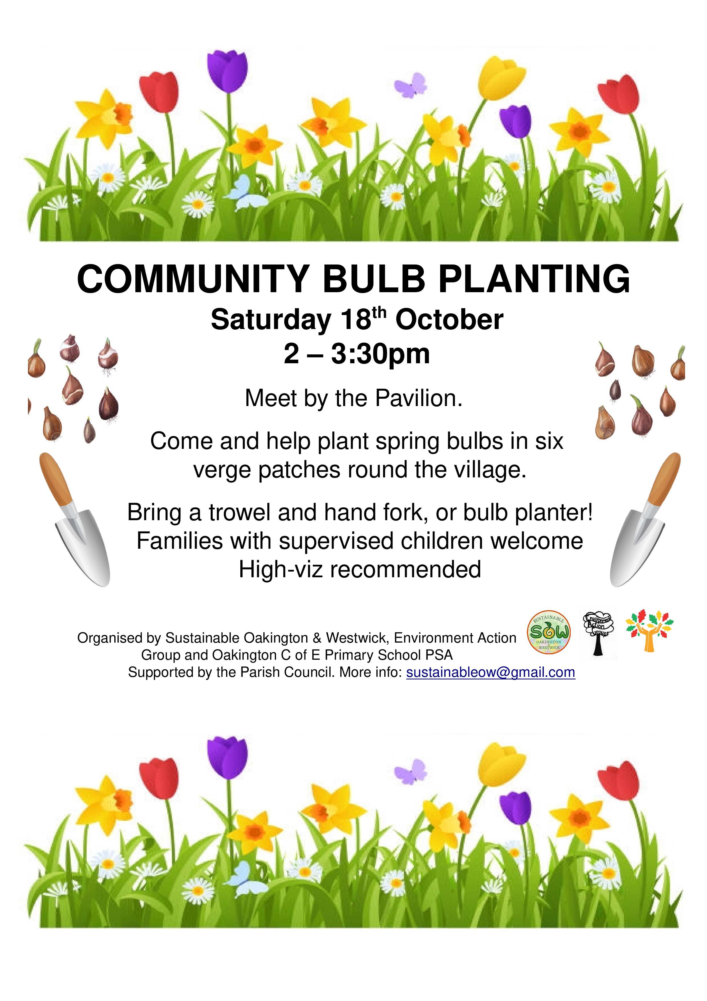 Community Bulb Planting | Sustainable Oakington and Westwick